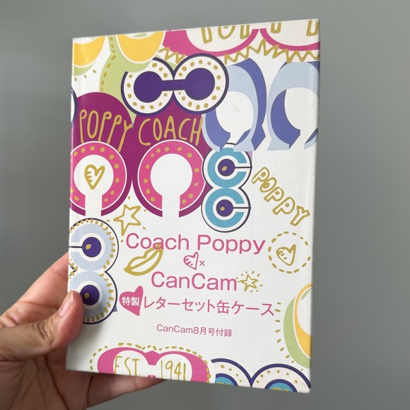 Coach | Bags | Coach Poppy Stationary Set | Poshmark